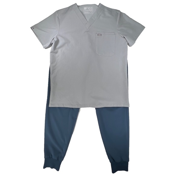Figs | Pants | Figs Scrubs Set Mens Medium Leon Top Grey Tansen Jogger ...